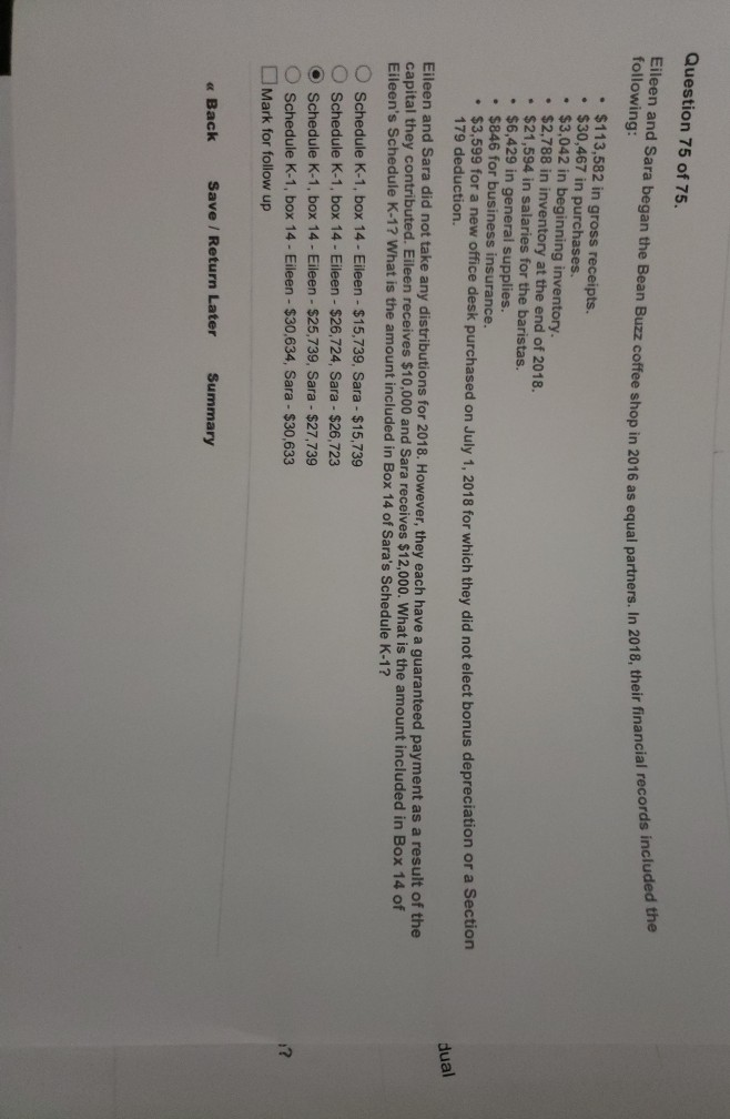 Solved 4,647 Schedule D. line 16 - $1,234 Form 1041, line 9 | Chegg.com