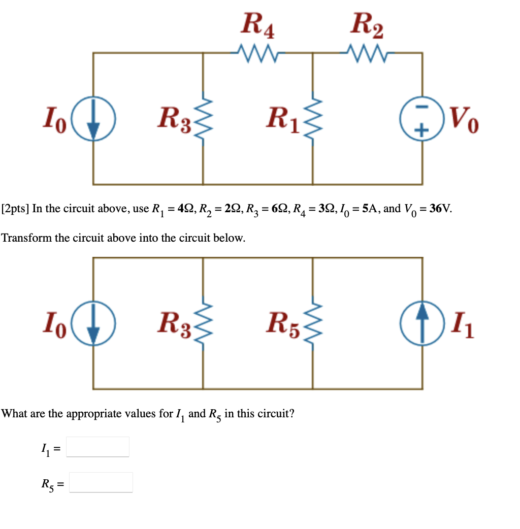 Solved In the circuit above, use R1 = 4Ω, R2 = 2Ω, R3 = 6Ω, | Chegg.com