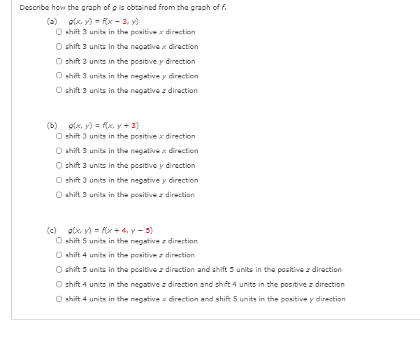 Solved Describe how the graph of g is obtained from the | Chegg.com