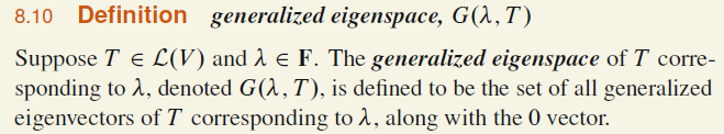Solved Note: This is a generalized eigenspace and solution | Chegg.com