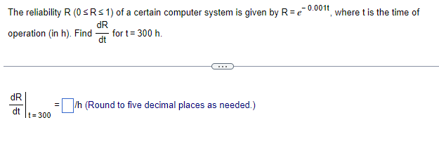 Solved The reliability R(0≤R≤1) of a certain computer system | Chegg.com