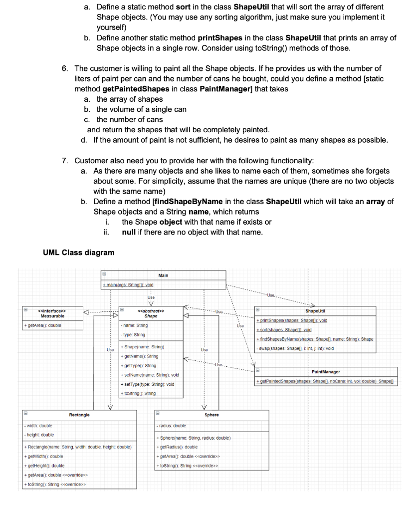 Solved this assignment you are to implement OOP principles | Chegg.com