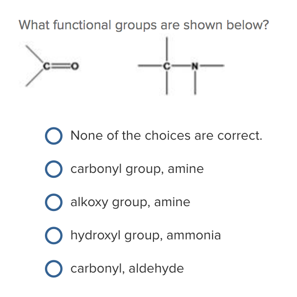 Solved Functional groups are primarily responsible for the | Chegg.com