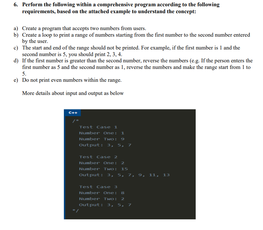Solved Perform the following within a comprehensive program | Chegg.com