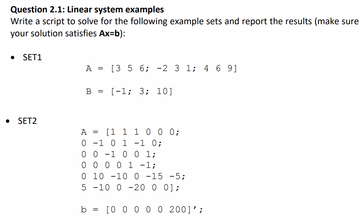 Solved Please use Matlab and do not use handwritingQuestion | Chegg.com