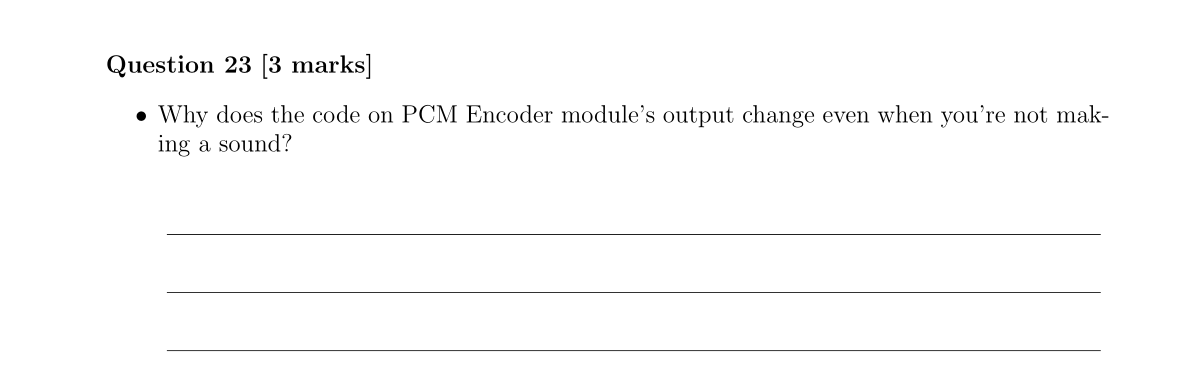 Solved 6.3 Encoding continuously changing voltages Let's see | Chegg.com