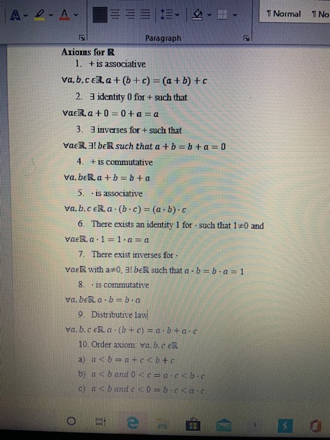 Solved Using the axioms provided in the image, prove the | Chegg.com
