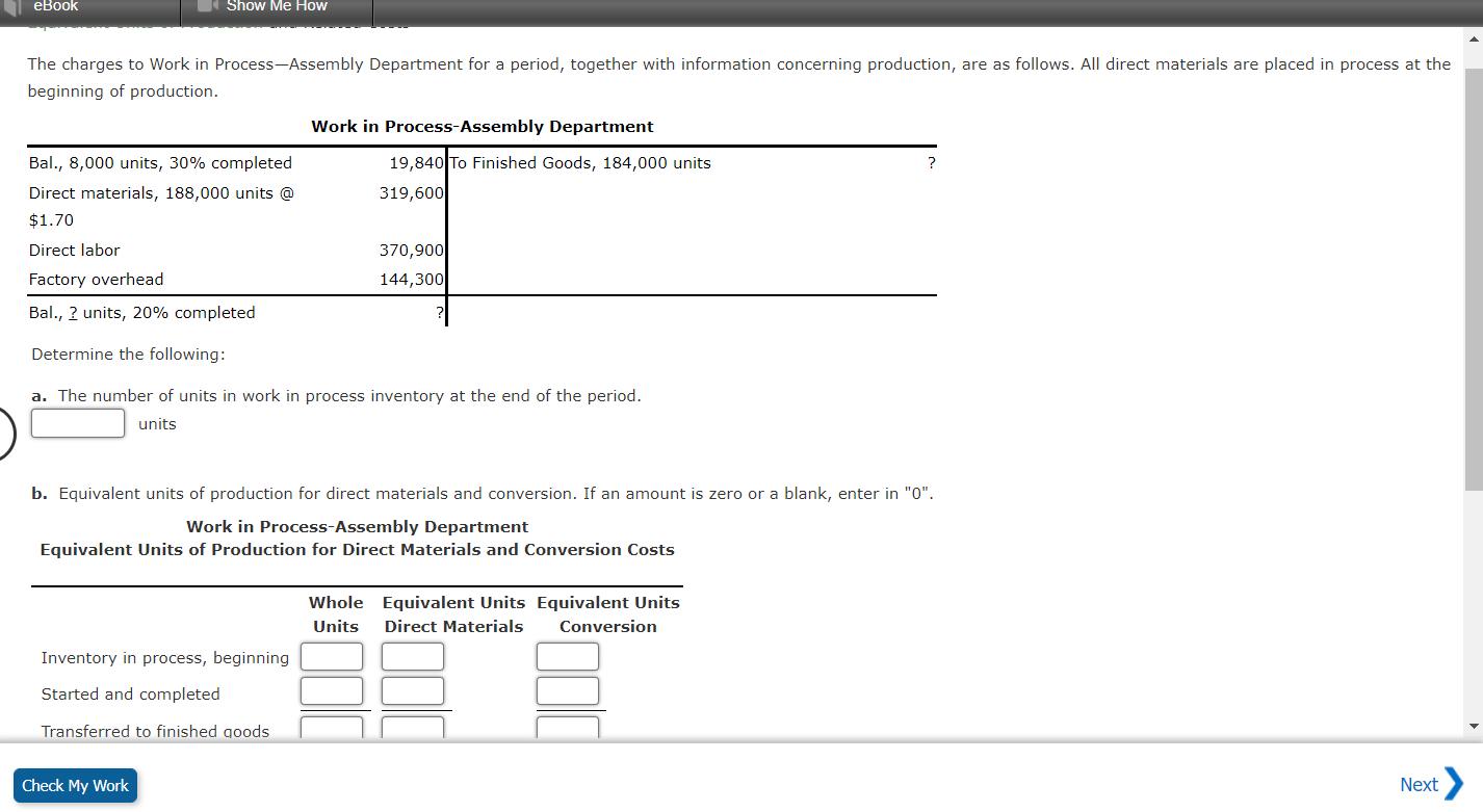 Solved beginning of production. Determine the following: a. | Chegg.com