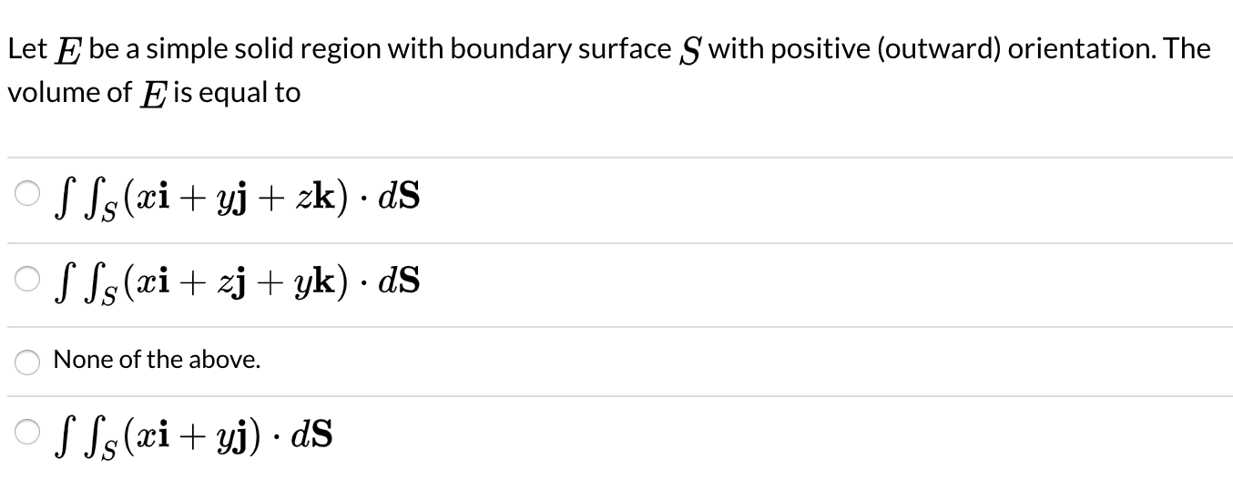 Solved Let E be a simple solid region with boundary surface | Chegg.com