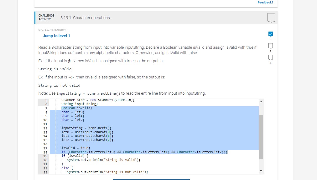 Solved Read A 3 character String From Input Into Variable Chegg