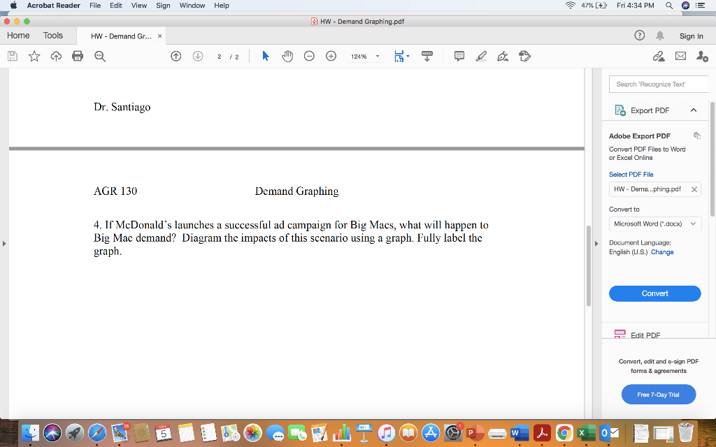 Solved Acrobat Reader File Edit View Sign Window Help 47% | Chegg.com
