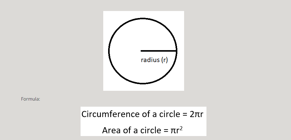 Solved Code in tasks() method that display the radius which | Chegg.com