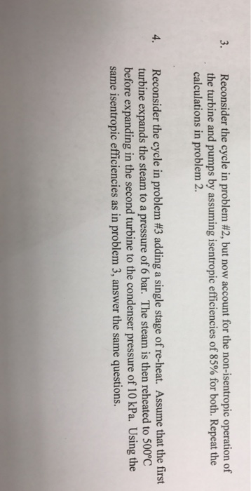 Solved Reconsider the cycle in problem #2, but now account | Chegg.com