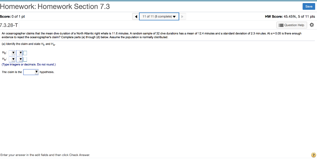 Solved Homework Homework Section 7 3 Save Score 0 Of 1 Pt
