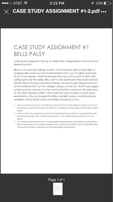 Case Study Assignment Group #l:Bells | Chegg.com