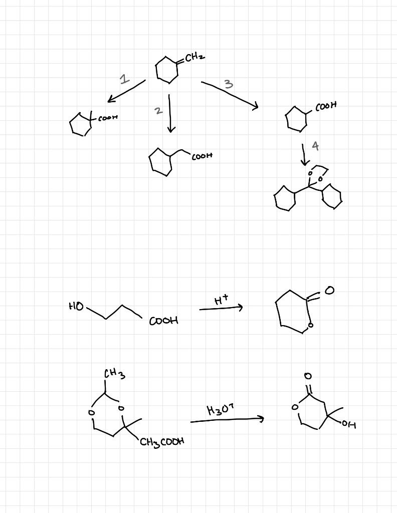 Solved : CH₂ COOH COOH 산 2/ COOH HO H+ a COOH CH₃ Hz01 04 | Chegg.com