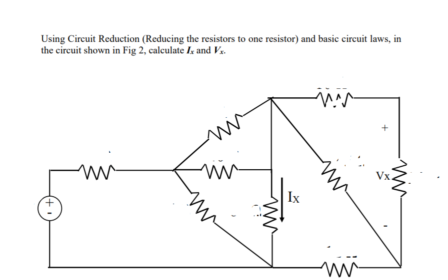 Solved Using Circuit Reduction (Reducing the resistors to | Chegg.com