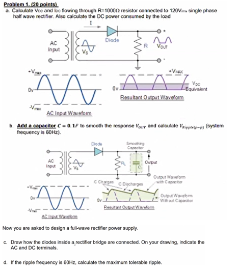 Solved Problem 1. (20 points) a Calculate Voc and loc | Chegg.com