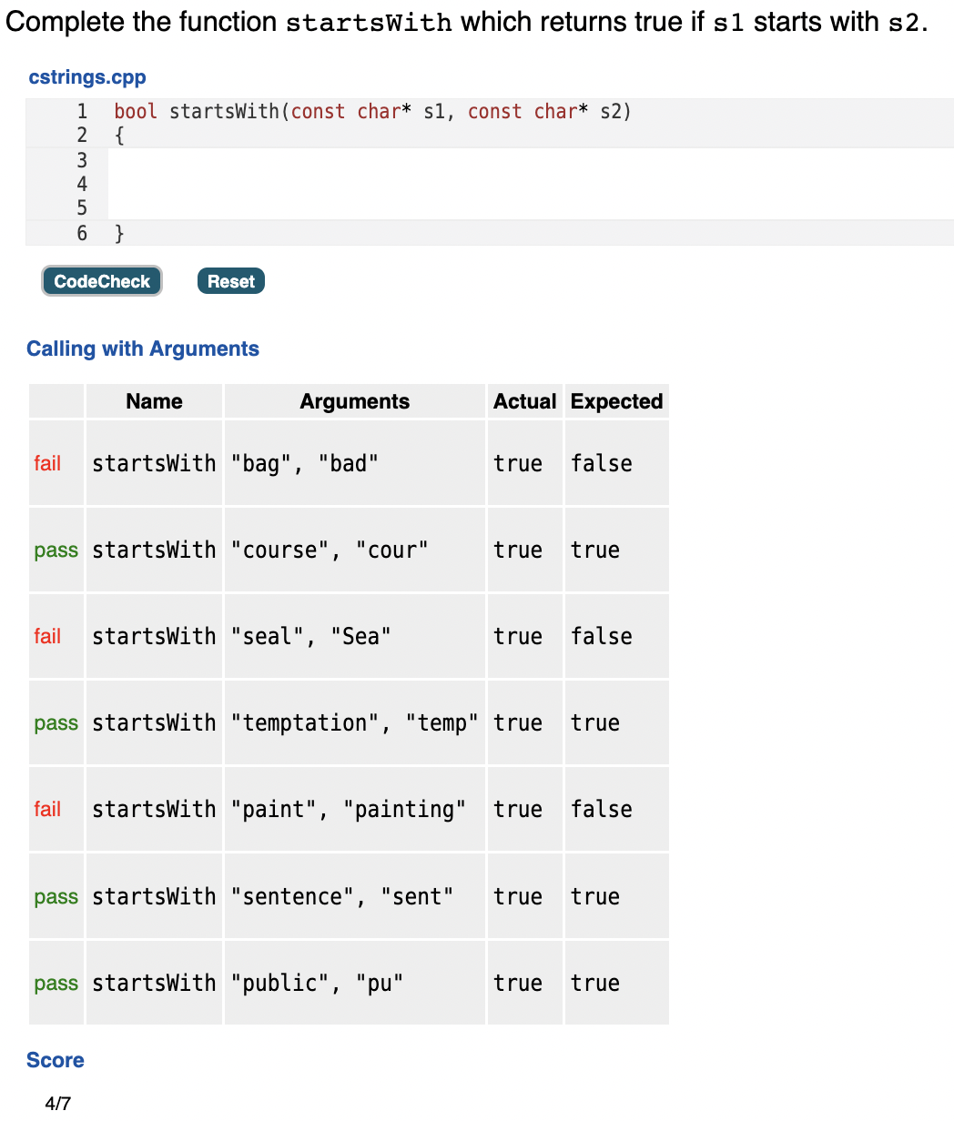 C++. I can only edit the stuff in the white box. | Chegg.com