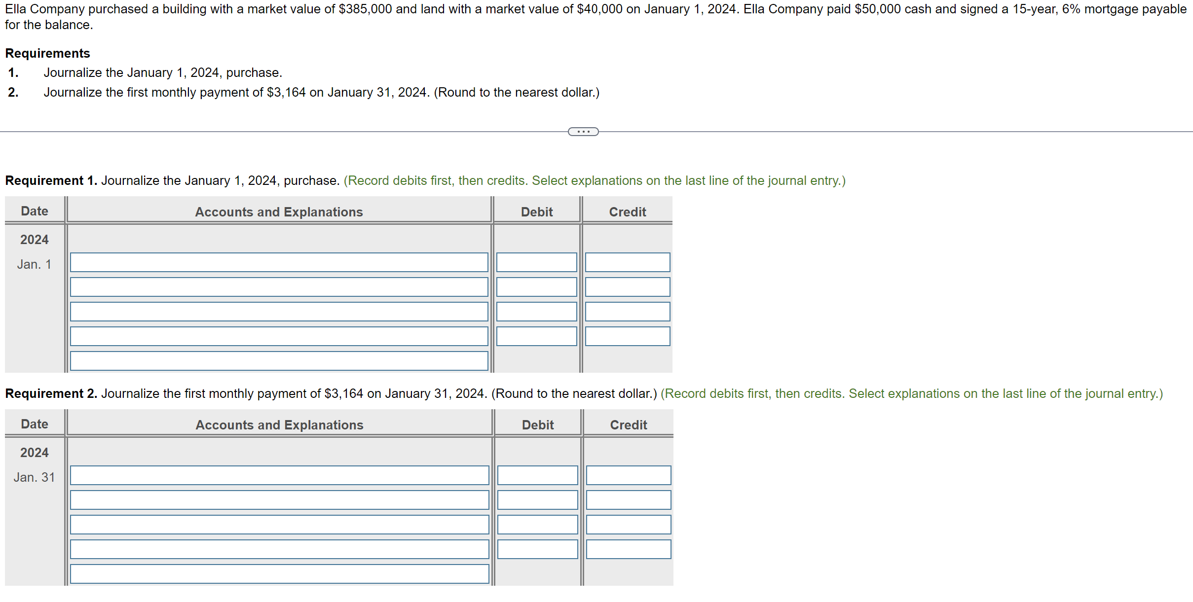 Solved for the balance. Requirements 1. Journalize the | Chegg.com