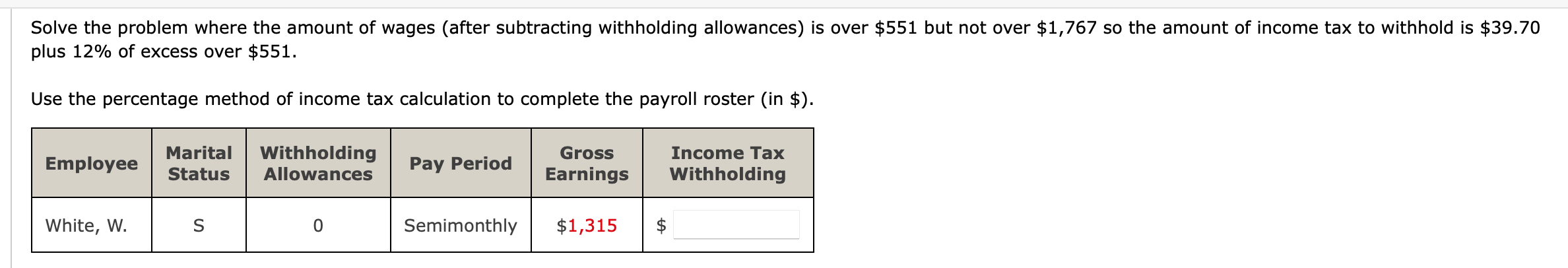 Solved Solve the problem where the amount of wages (after | Chegg.com