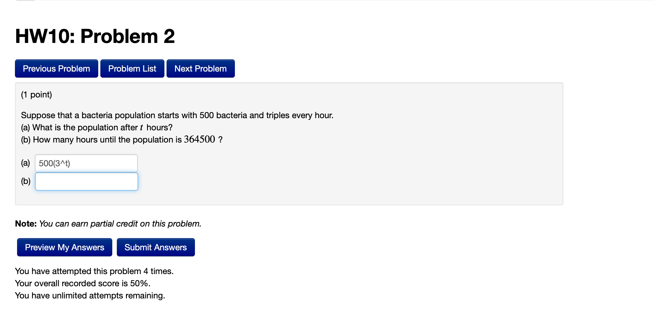 Solved HW10: Problem 2 Previous Problem Problem List Next | Chegg.com