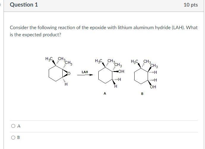 Solved Consider The Following Reaction Of The Epoxide With