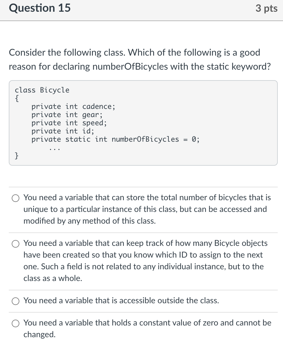 Solved Question 7 3 pts Assume that in a given class, | Chegg.com