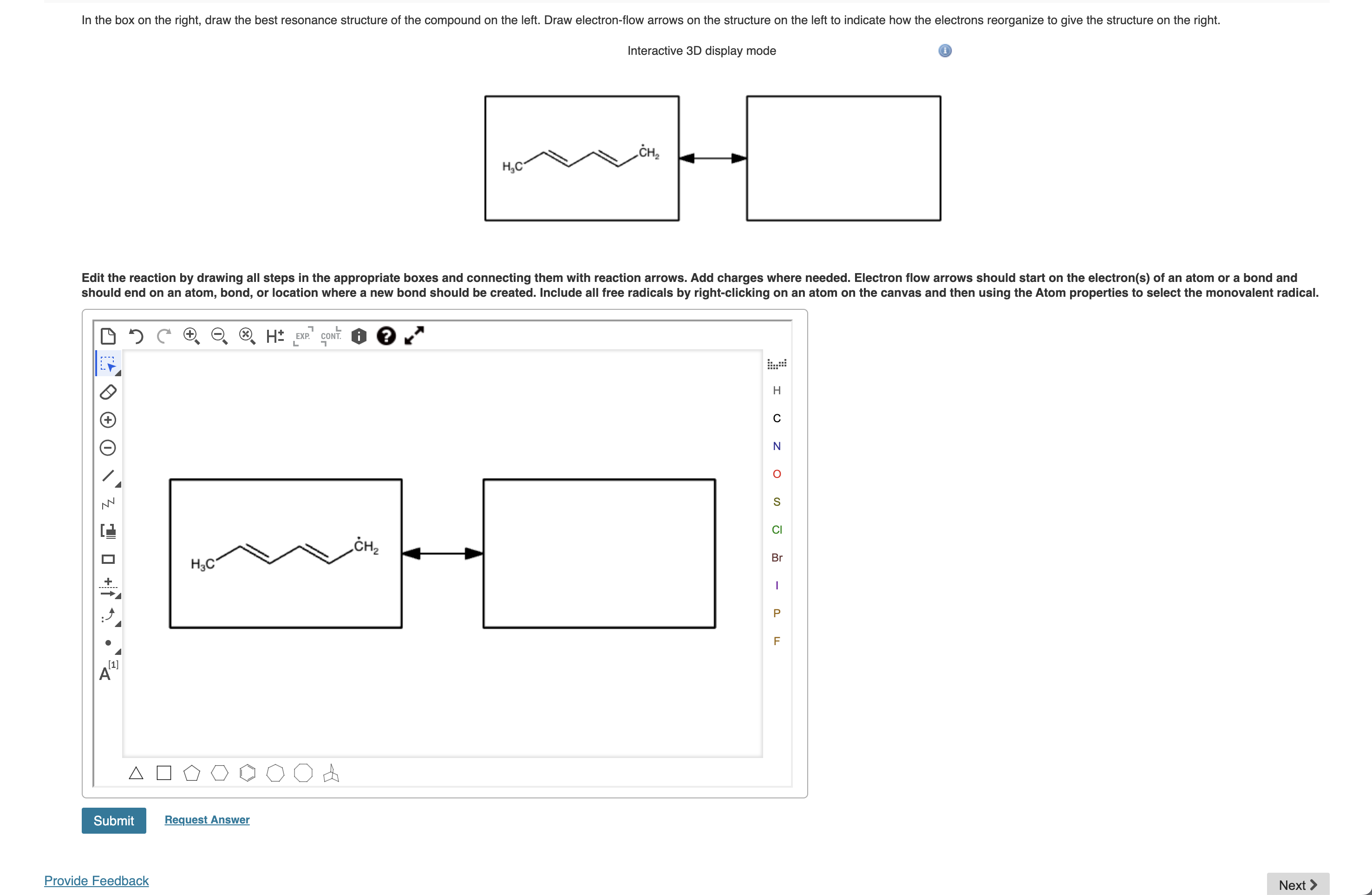 Solved Interactive 3D display modeRequest AnswerProvide | Chegg.com