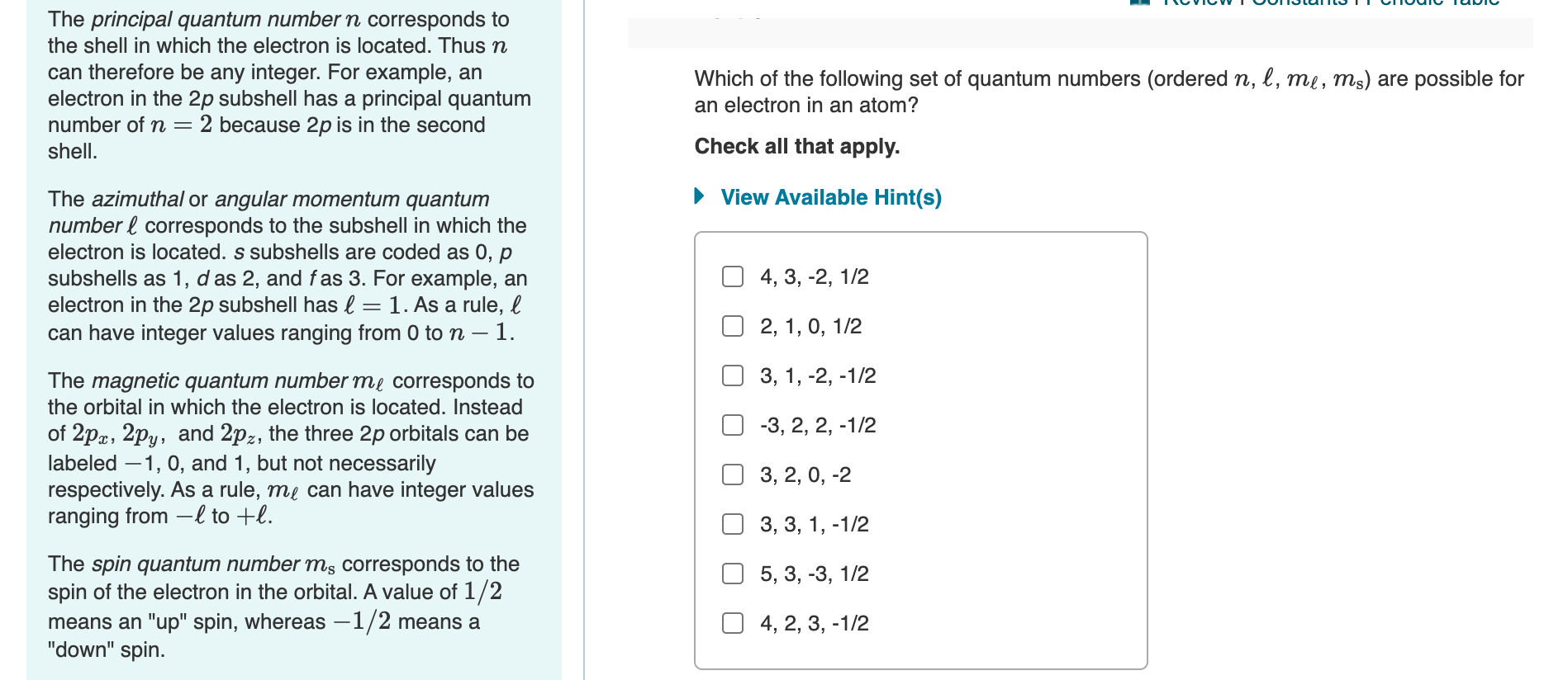Solved Determine the wavelength of the light absorbed when | Chegg.com