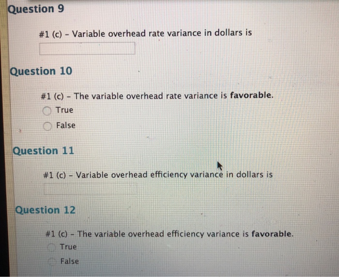 Solved PROBLEM 10-15 Comprehensive Variance Analysis L010-1, | Chegg.com