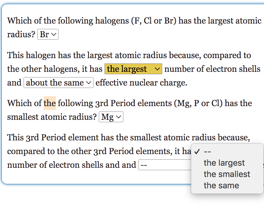 Solved Which of the following halogens ( F,Cl or Br) has the | Chegg.com