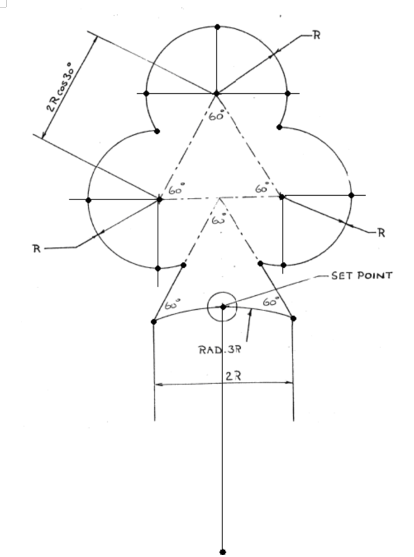 Solved R=20MM , Y=4MMConstruct a drawing of the shape based | Chegg.com