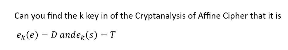 Solved Can you find the k key in of the Cryptanalysis of | Chegg.com
