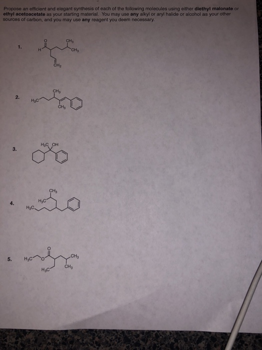 Solved Propose an efficient and elegant synthesis of each of | Chegg.com