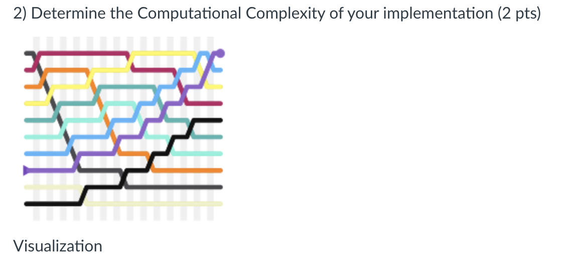 Solved Determine the Computational Complexity of your | Chegg.com