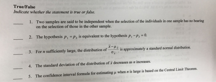Solved True/False Indicate whether the statement is true or | Chegg.com Solved True/False Indicate whether the statement is true or | Chegg.com