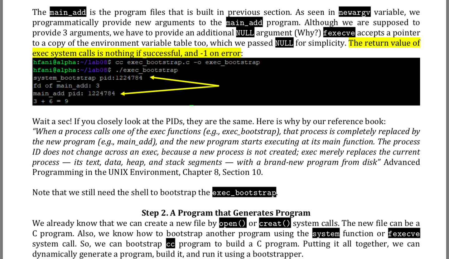 Lab08 Week 08 Bootstrap a Program File Nov. 10, 2021, | Chegg.com