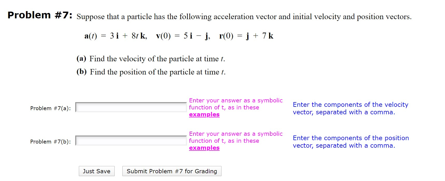 Solved Problem #7: Suppose that a particle has the following | Chegg.com