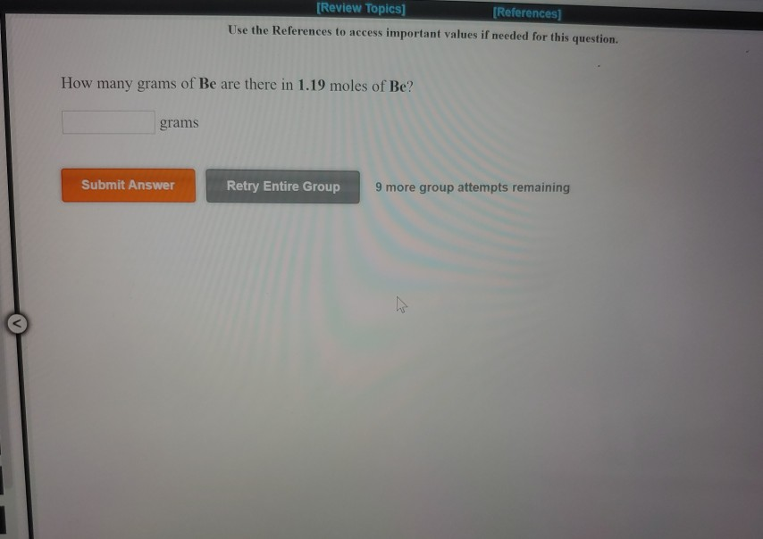 Solved [Review Topics] [References] Use the References to | Chegg.com