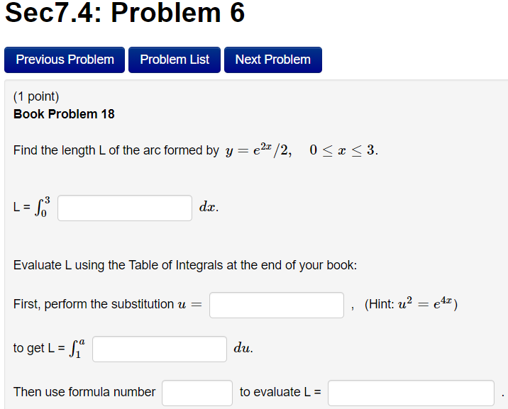 Solved Book Problem 18 Find the length L of the arc formed | Chegg.com