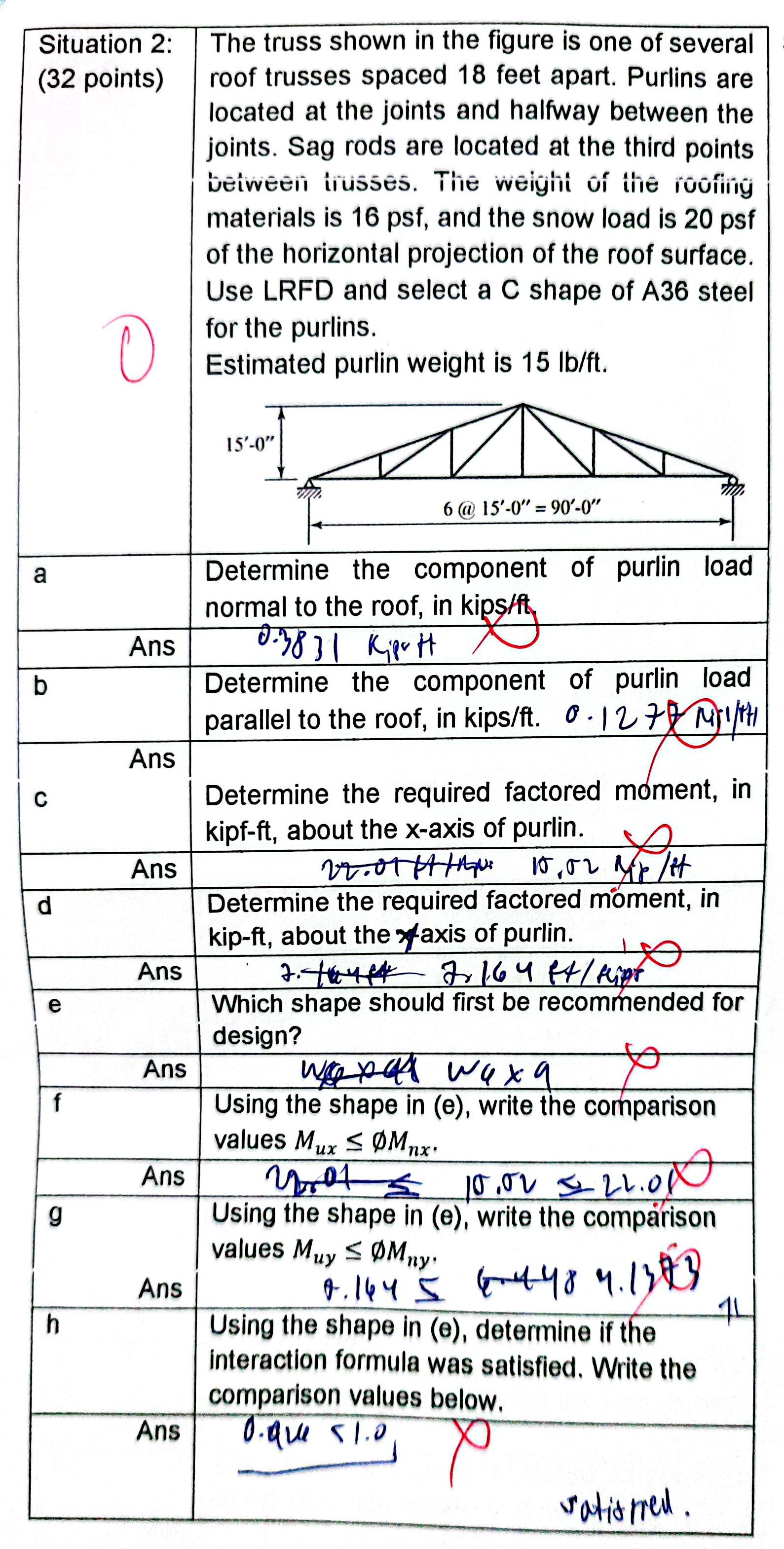 Solved I need help. can you please use AISC 14th Edition. | Chegg.com