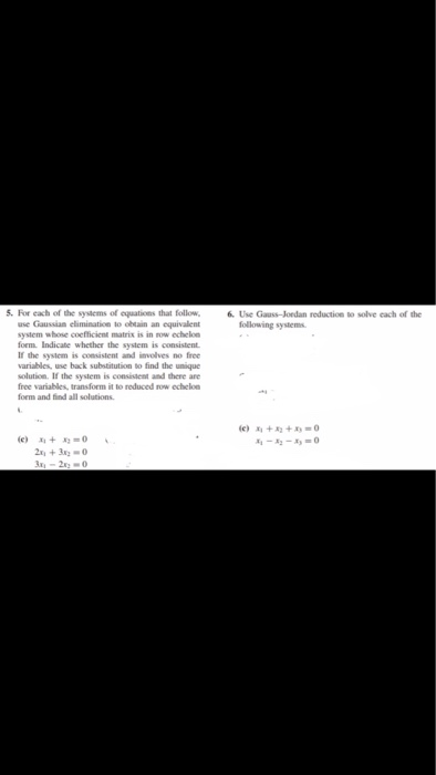 Solved 1. Which of the matrices that follow are in row ech- | Chegg.com