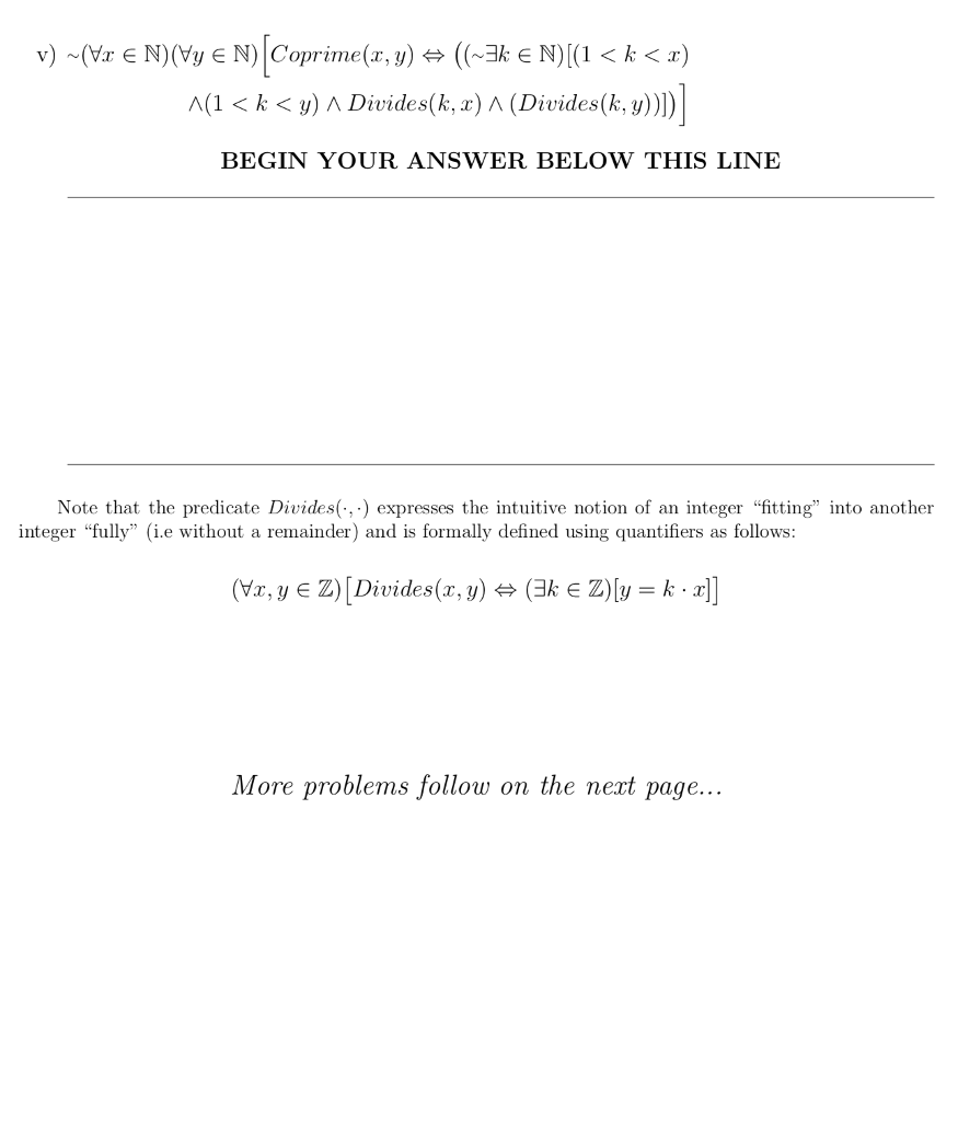 Solved In the following statements, push the negation | Chegg.com