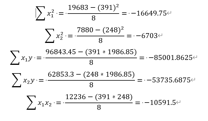 Solved I am doing the linear regression by hand, but I can't | Chegg.com