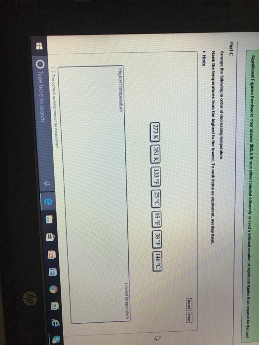 Solved Arrange The Following In Order Of Decreasing