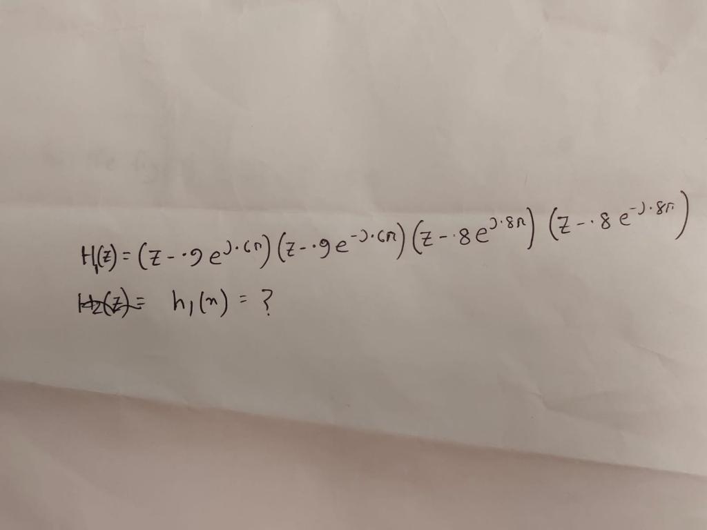 Solved H1 Z Z−⋅gej⋅ N Z−⋅ge−j⋅6π Z−8ej⋅8n Z−⋅8e−j⋅8n