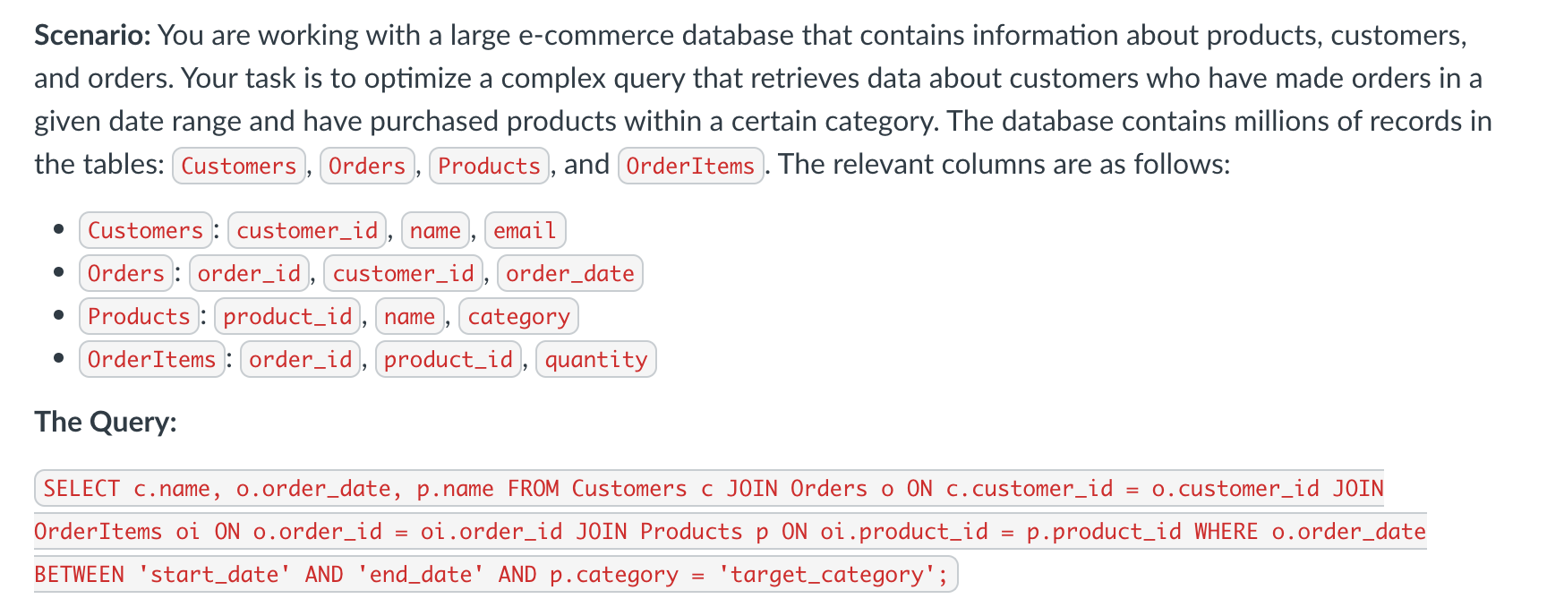 Solved Propose an appropriate indexing strategy for | Chegg.com Solved Propose an appropriate indexing strategy for | Chegg.com