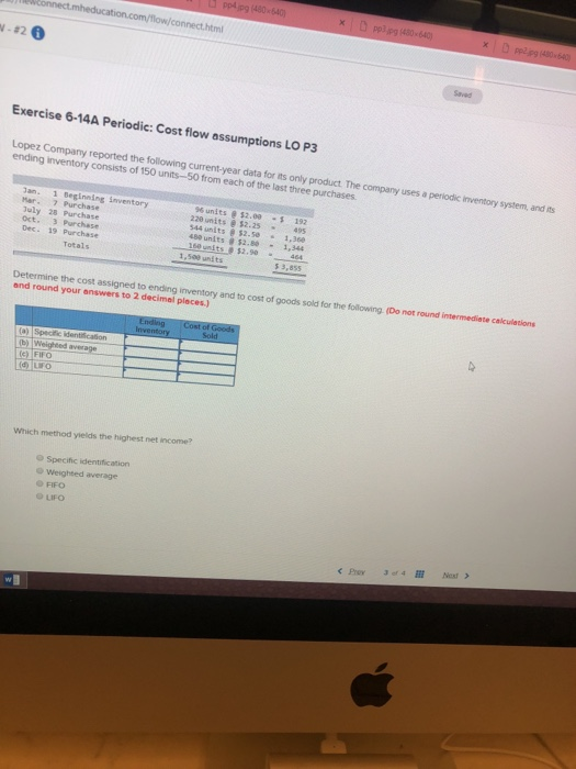 Solved pp4 pg pp3 jpg (480 640 .#20 Exercise 6-14A Periodic: | Chegg.com