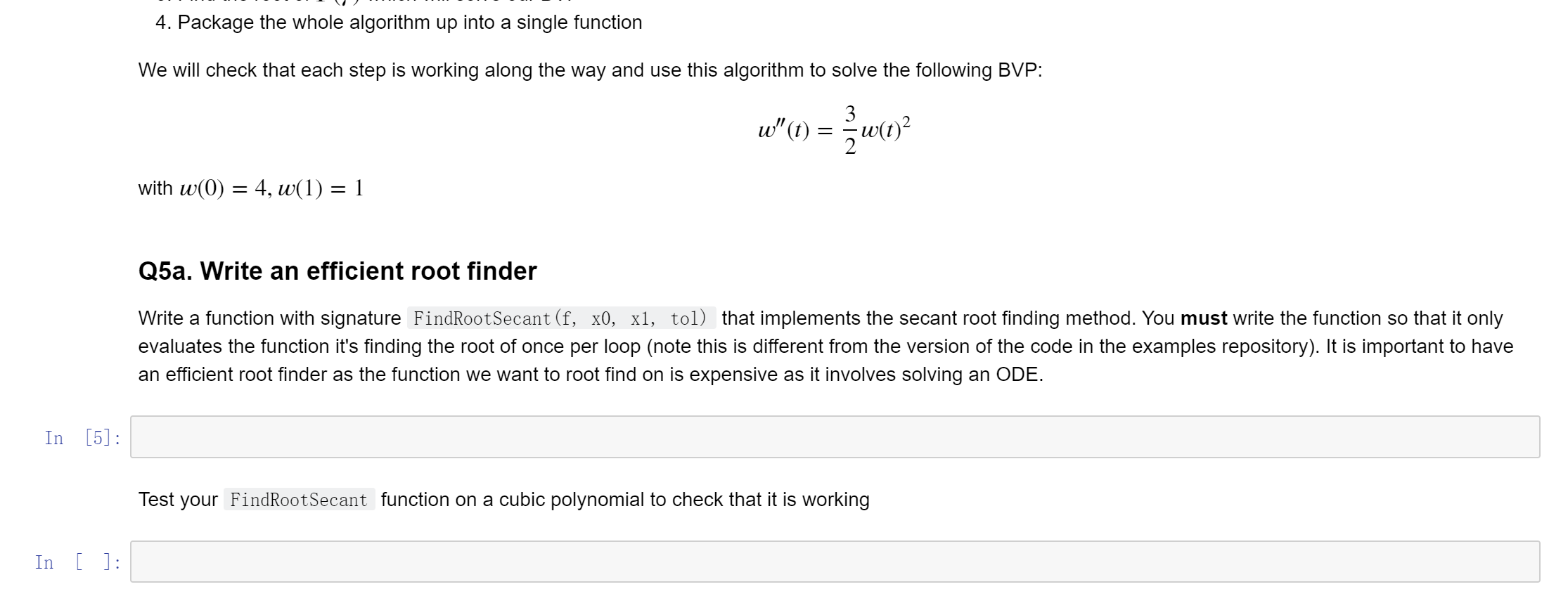 Question 5: solving boundary value problems (BVPs) | Chegg.com